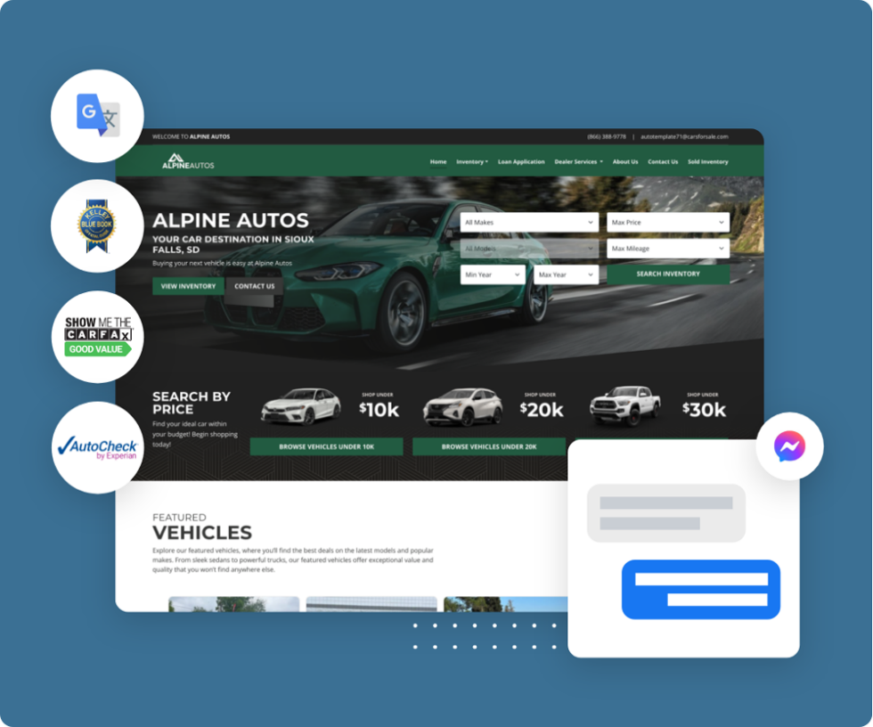 100% Custom Car Dealer Websites for $99 | Carsforsale.com®