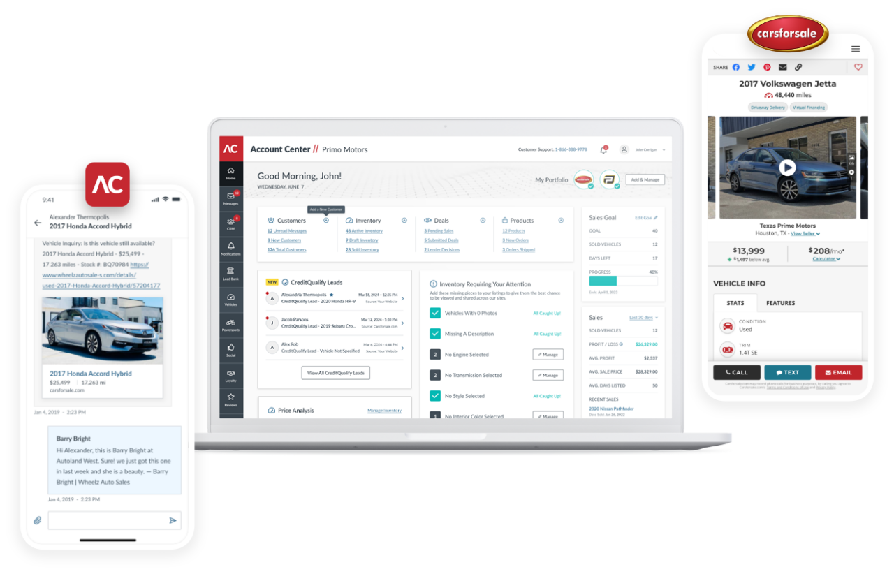 Carsforsale.com: Dealer Software & Dealer Marketing - $99/mo